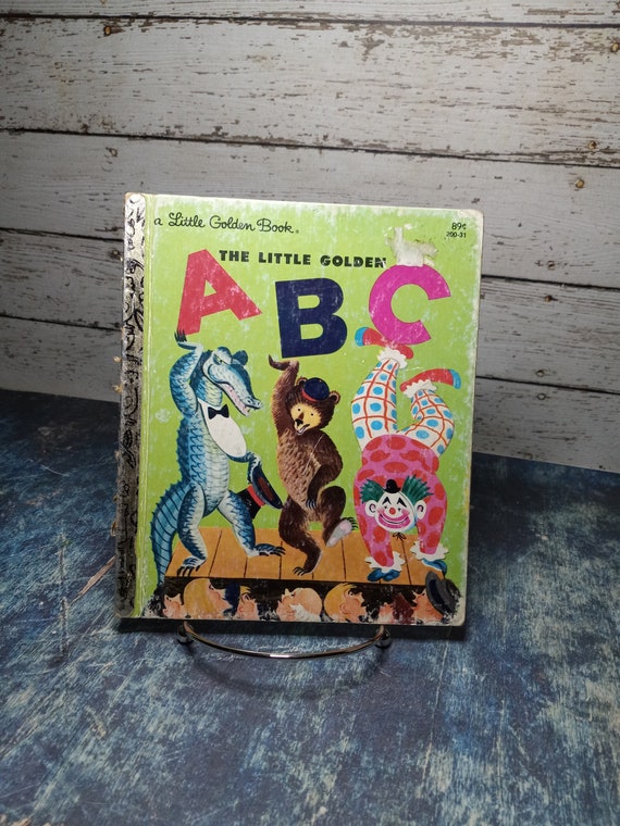 The Little Golden Book ABC Book-1981 copy of 1951 storybook-mid century ...