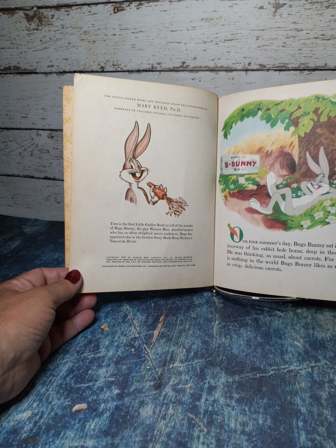 Bugs Bunny Little Golden Book-vintage Childrens - Etsy