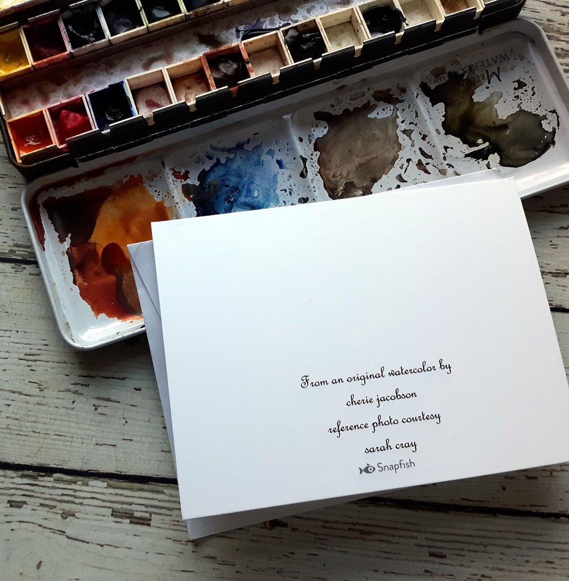 Set of 5 Watercolor Notecards-printed From My Original - Etsy