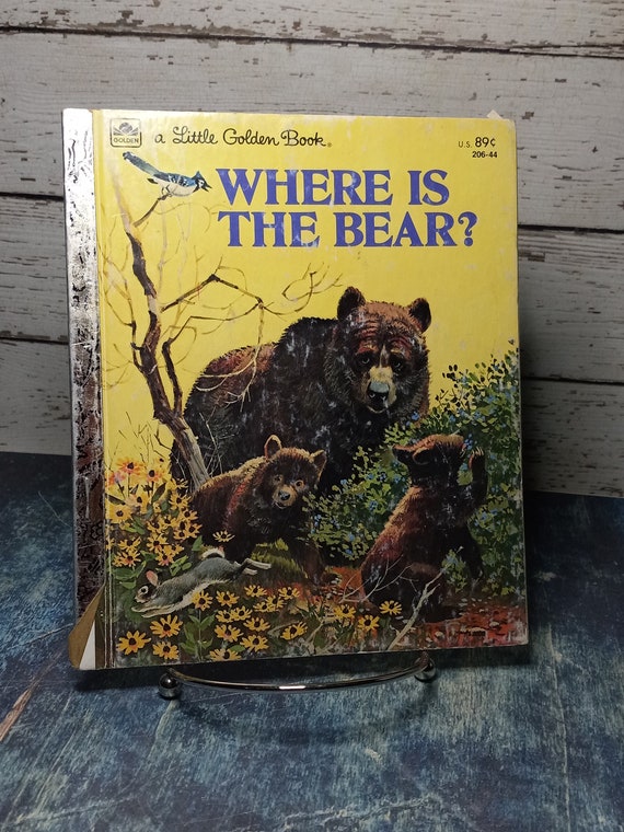 Where is the Bear-Little Golden Book-animal storybook-mid century ...