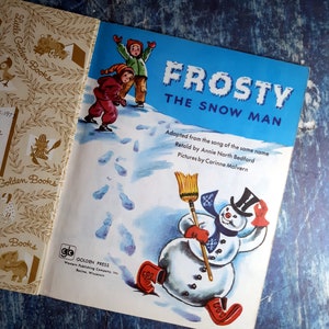 Frosty the Snowman Little Golden Book-1977 28th Printing-annie North ...