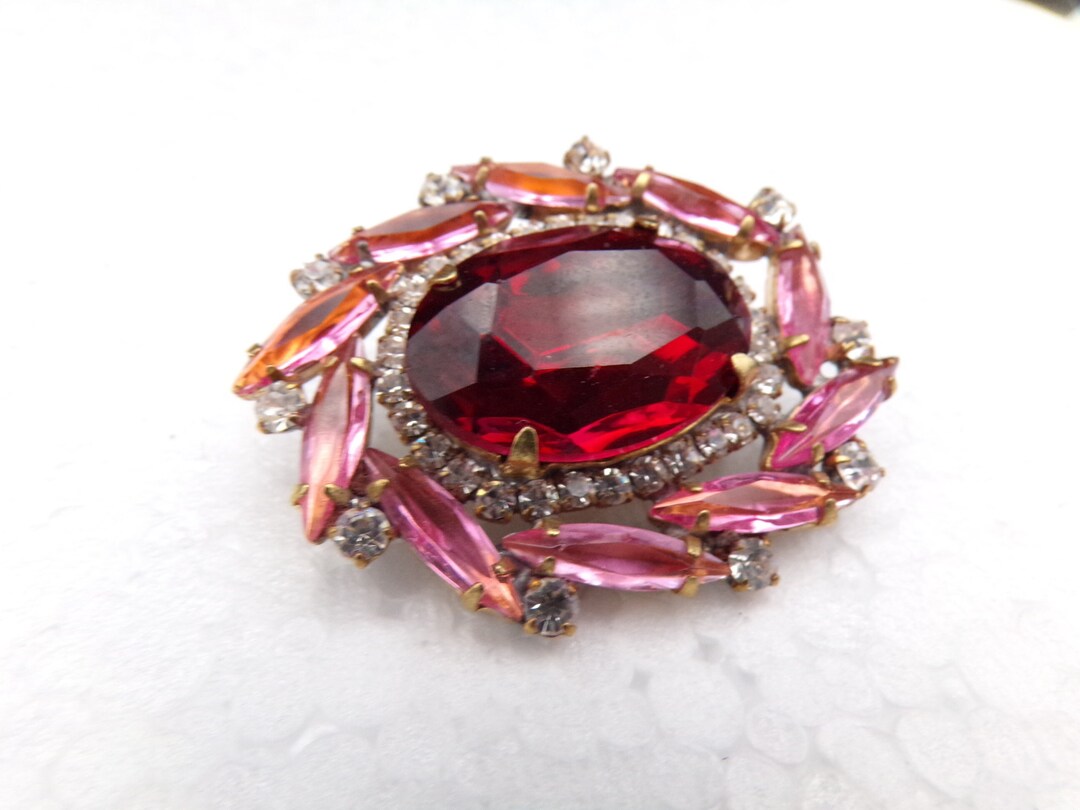 Beautiful Brooch Made in Old Style Handmade Jewelry - Vintage Style ...