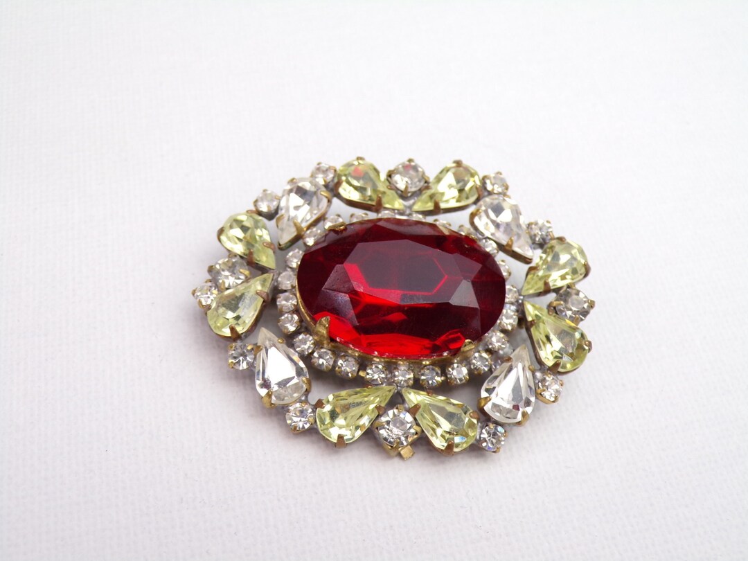 Beautiful Brooch Made in Old Style Handmade Jewelry - Vintage Style ...