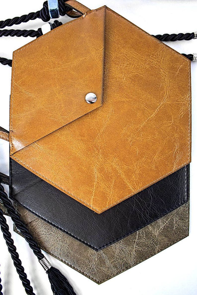 Hexagon Bag Black - Etsy