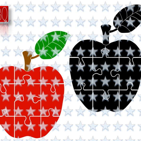 Apple Puzzle - Etsy
