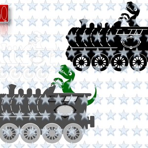 Velociraptor Train, Dinos Riding Trains, Engine, Train, Dinosaur ...