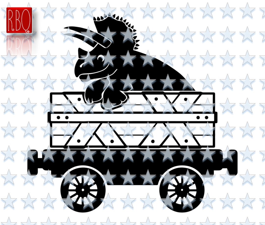 Triceratops Car, Dinos Riding Trains, Dino on Train, Dinosaur, Dino Box ...