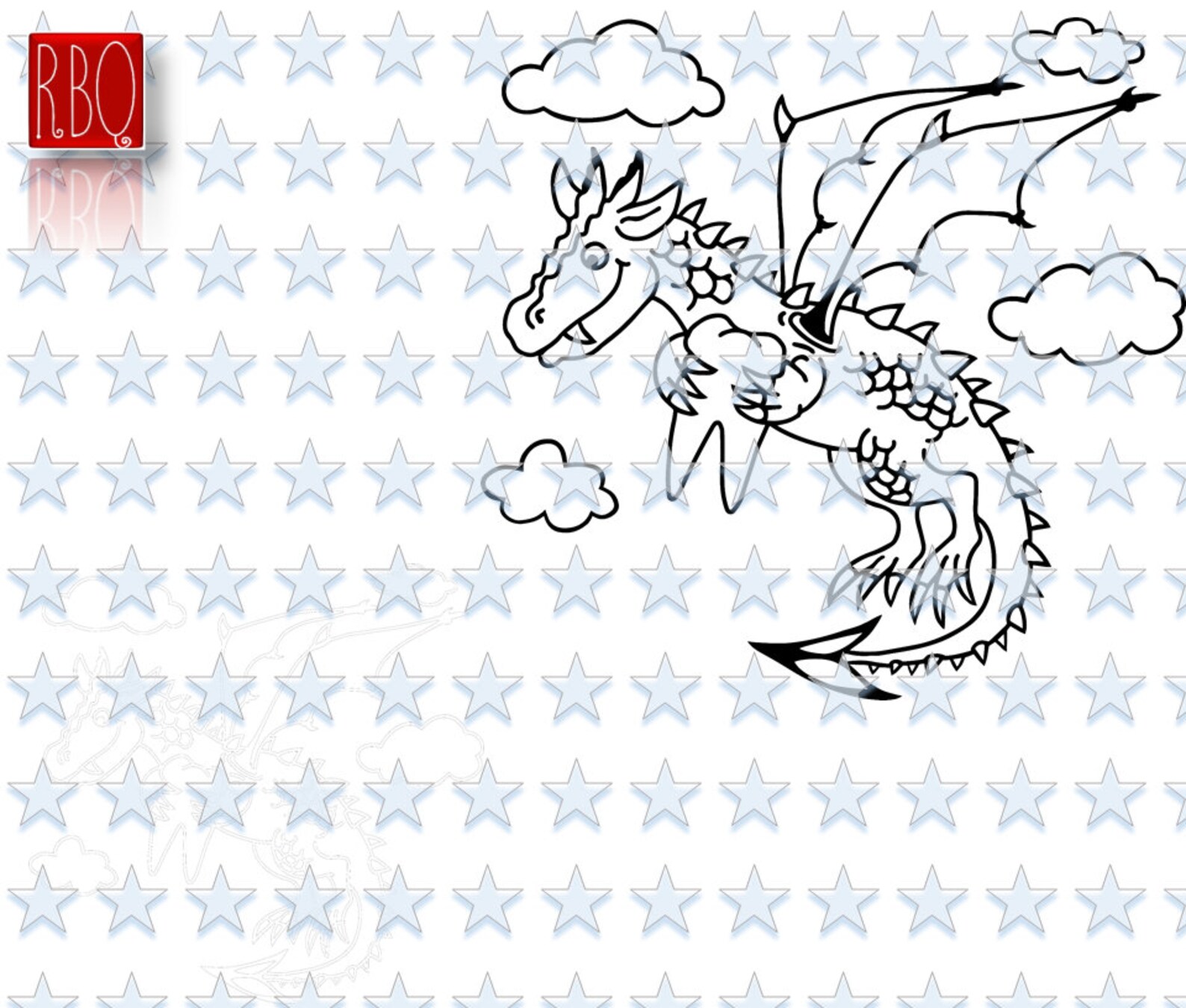 Tooth Fairy Dragon Dragon SVG Tooth Fairy Dragon With - Etsy