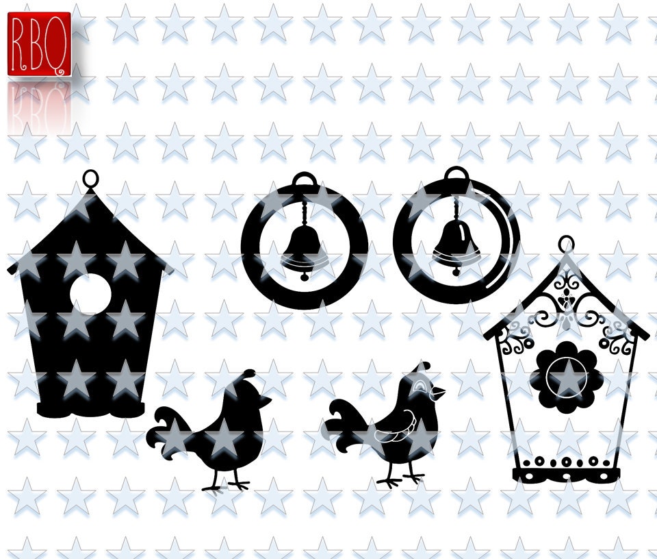 Plotterdatei Vogel Vogelhaus Vogelring Vogel glocke | Etsy