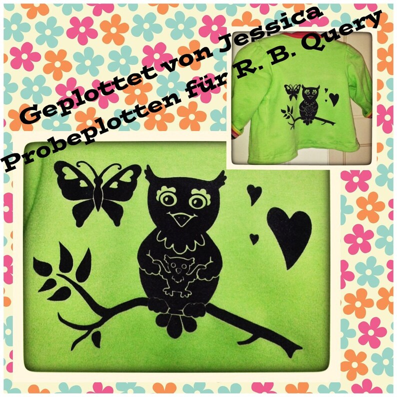 Plotterdatei Eule Eule mit Kind Eulen svg Schmetterling | Etsy