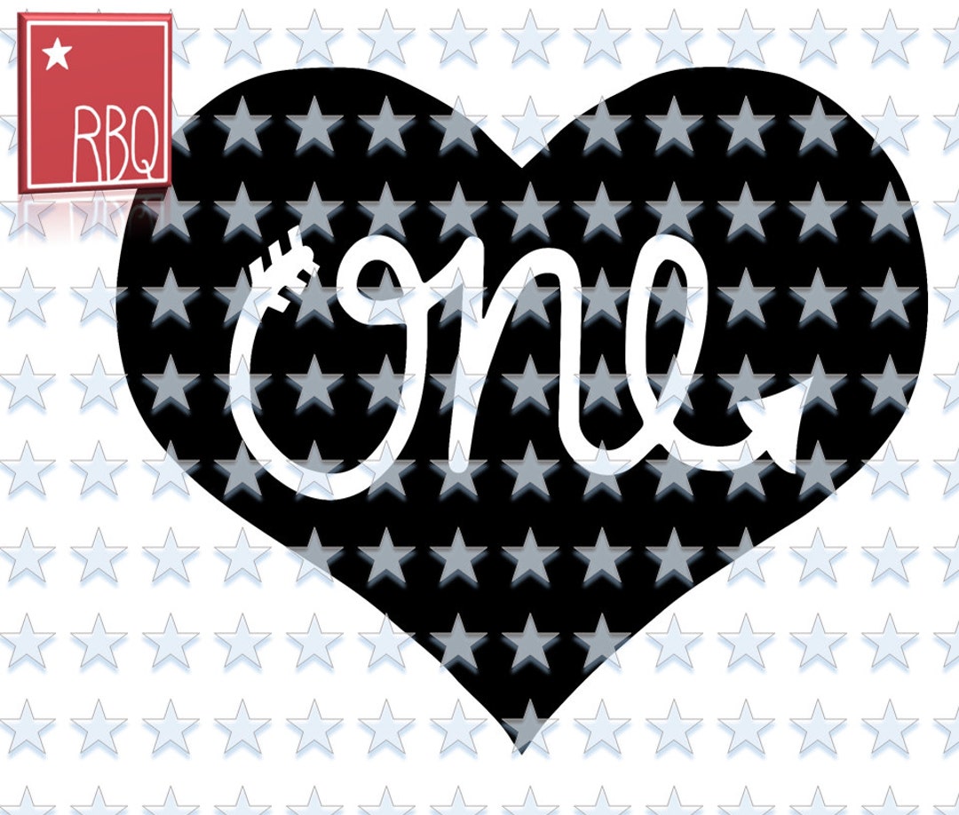 First Birthday Party One 1 Arrow Heart Shape Love My Baby Girl Boy ...