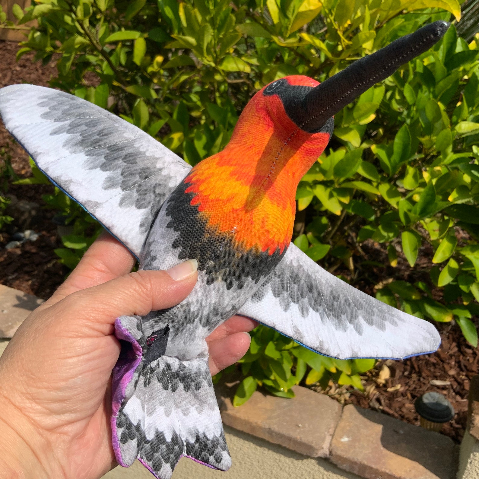 Rainbow Hummingbird Multi Color Bird Hummingbird Toy - Etsy