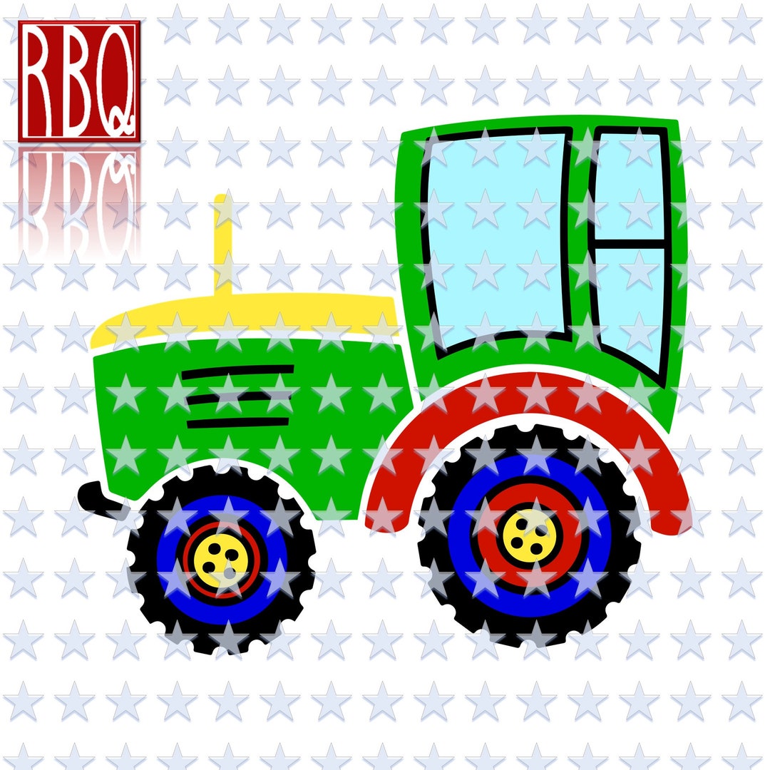 Plotterdatei Traktor, Bauernhof Traktor, Trekker fahren, Traktor Clipart, direkter Download SVG ...