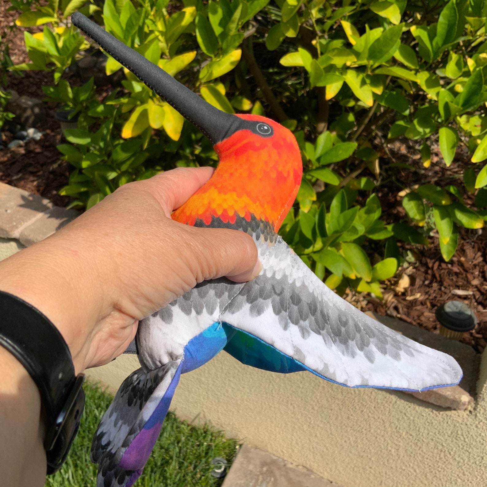 Rainbow Hummingbird Multi Color Bird Hummingbird Toy - Etsy