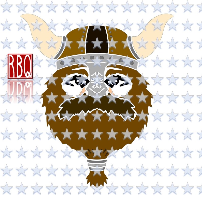 Plotterdatei Wikinger Wikinger Helm Wikinger Bart Der - Etsy.de