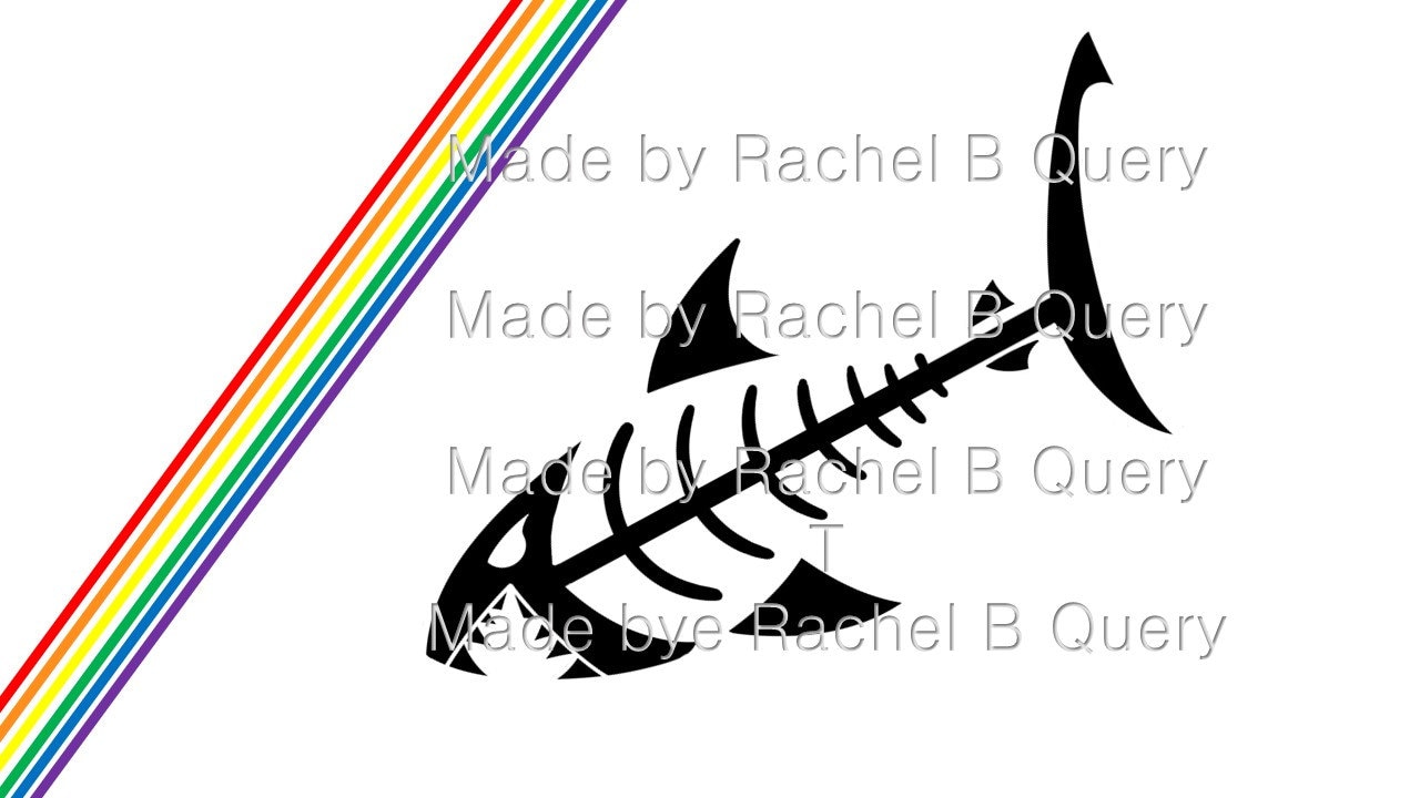 Fishbones Shark Fish Bone Fishbone Fin Theeth Cool Digital Download Cut ...