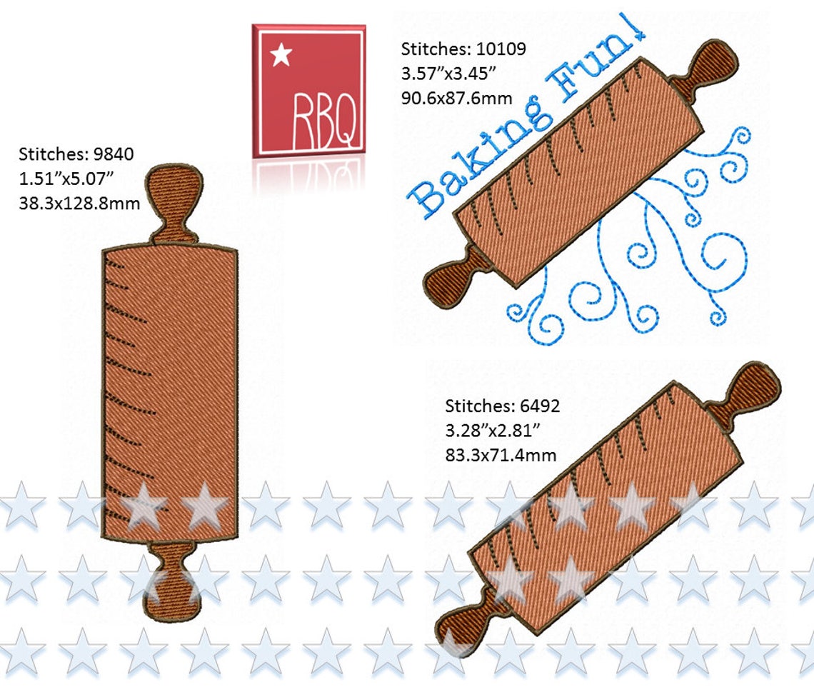 Rolling Pin Baking Roll the Dough Bake Apron Towel Kitchen | Etsy