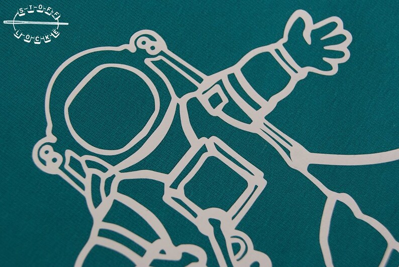 Plotterdatei Ab ins All Astronaut Planeten Sternschnuppe - Etsy.de
