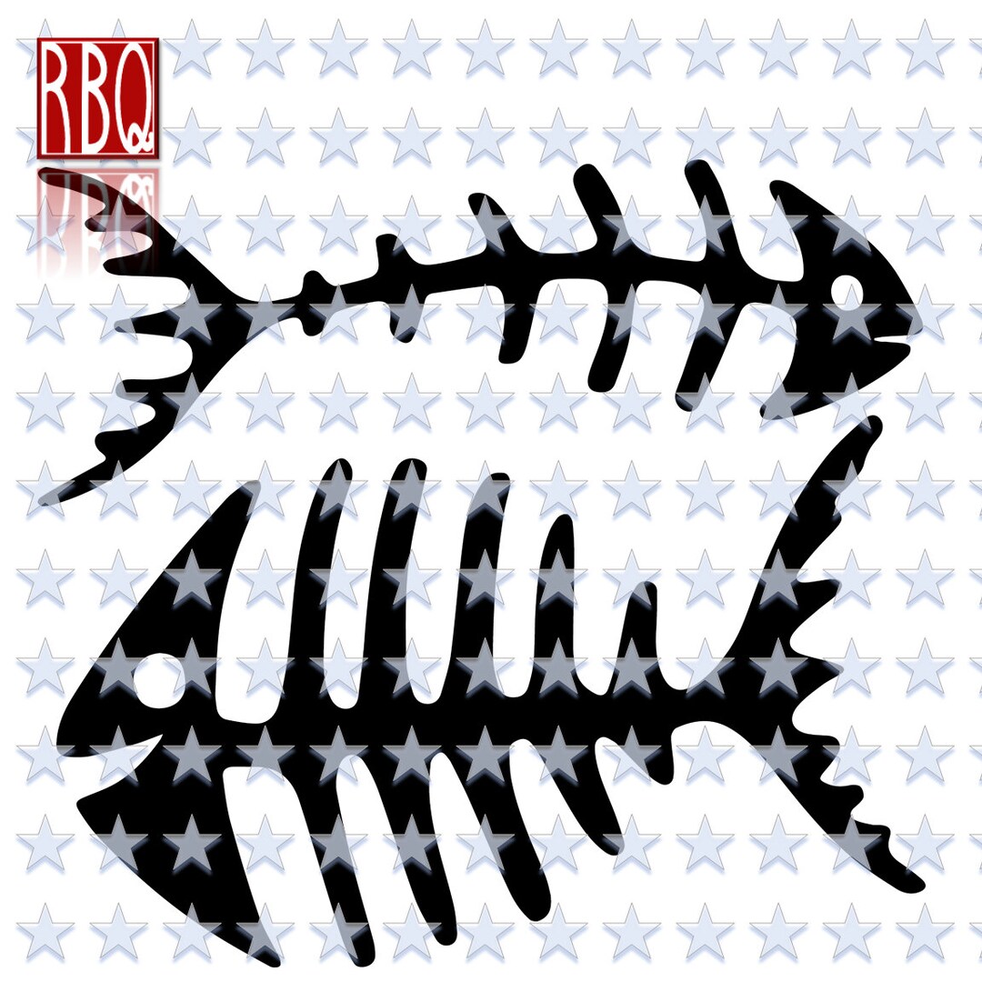 Fishbones Fish Bone, Small and Big, Fish Silhouette, Fish Bone Clipart ...