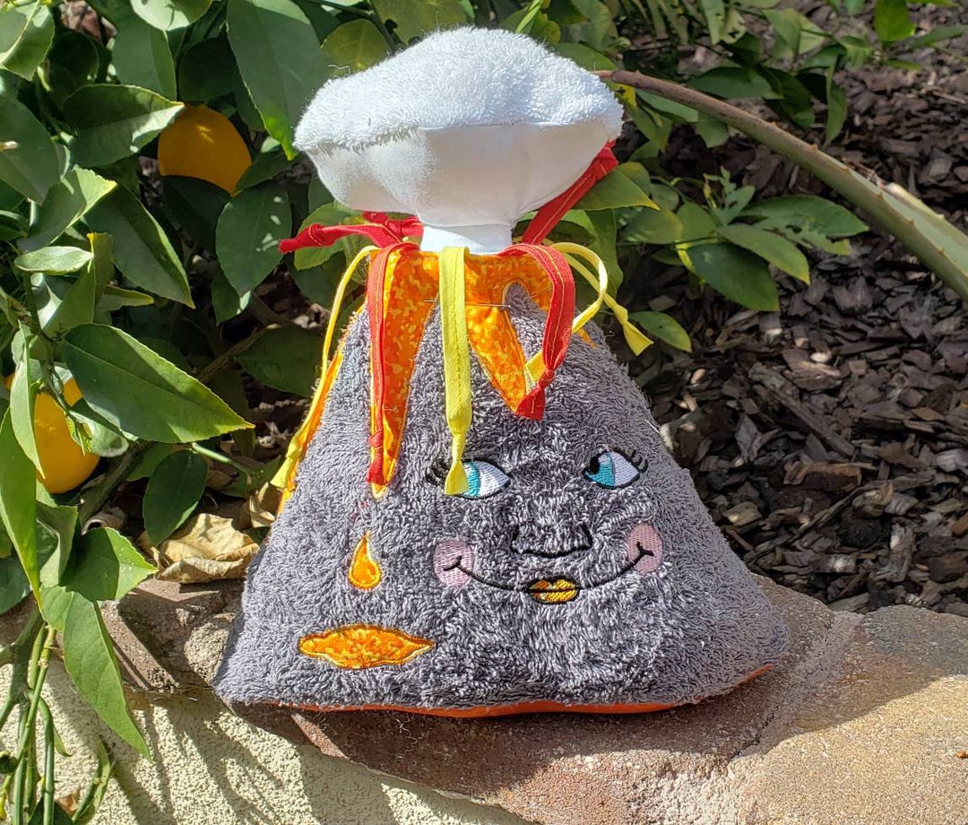 Volcano Plush Toy, Mount Etna Plush, Volcano Toy, Lava Plush, Volcanic ...