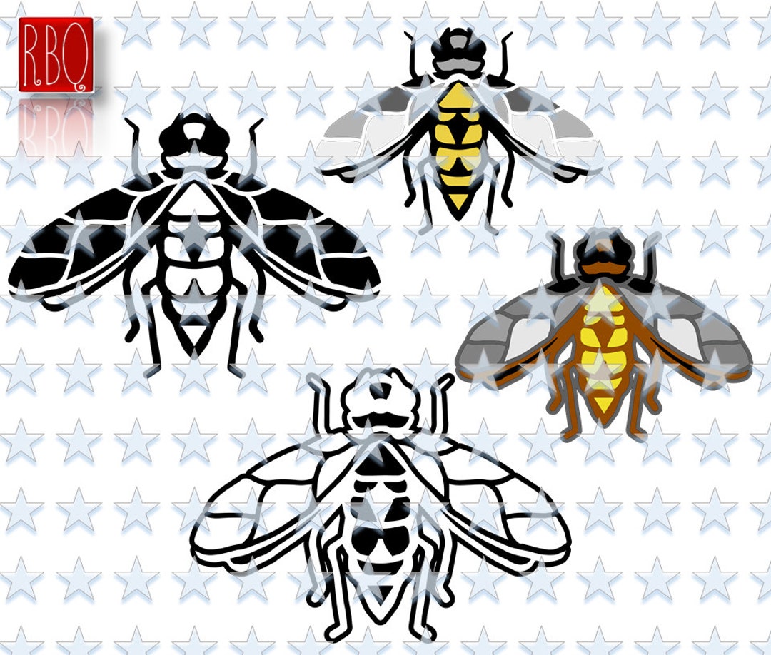 Abeja SVG, Abeja Clipart, Abeja volando, Abeja melífera, Archivo de ...