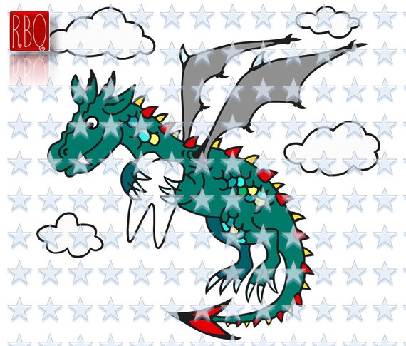 DXF Cut File SVG Instant Digital Download dragon with fire limited ...