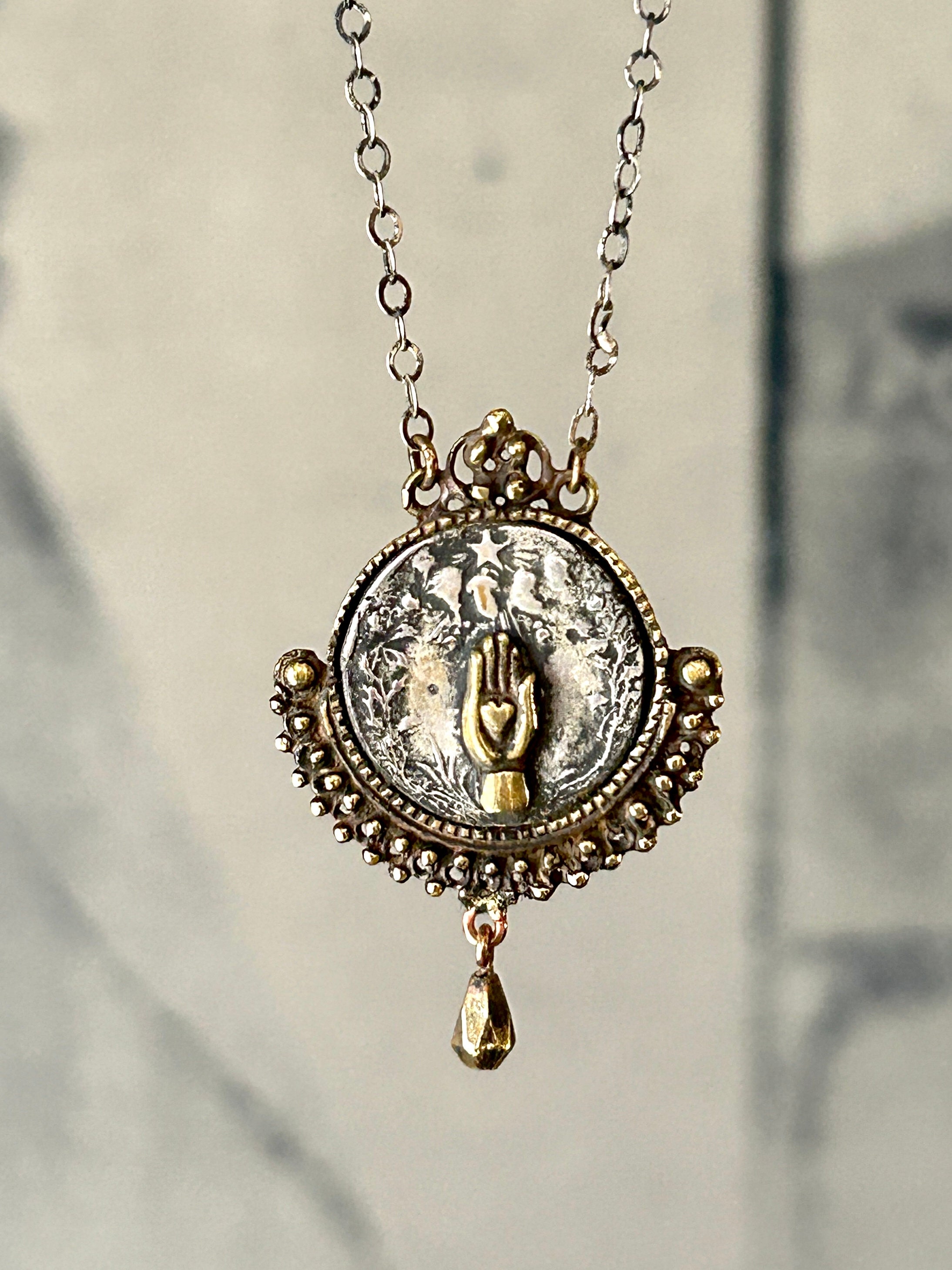 Hand of Compassion Pendant - Etsy