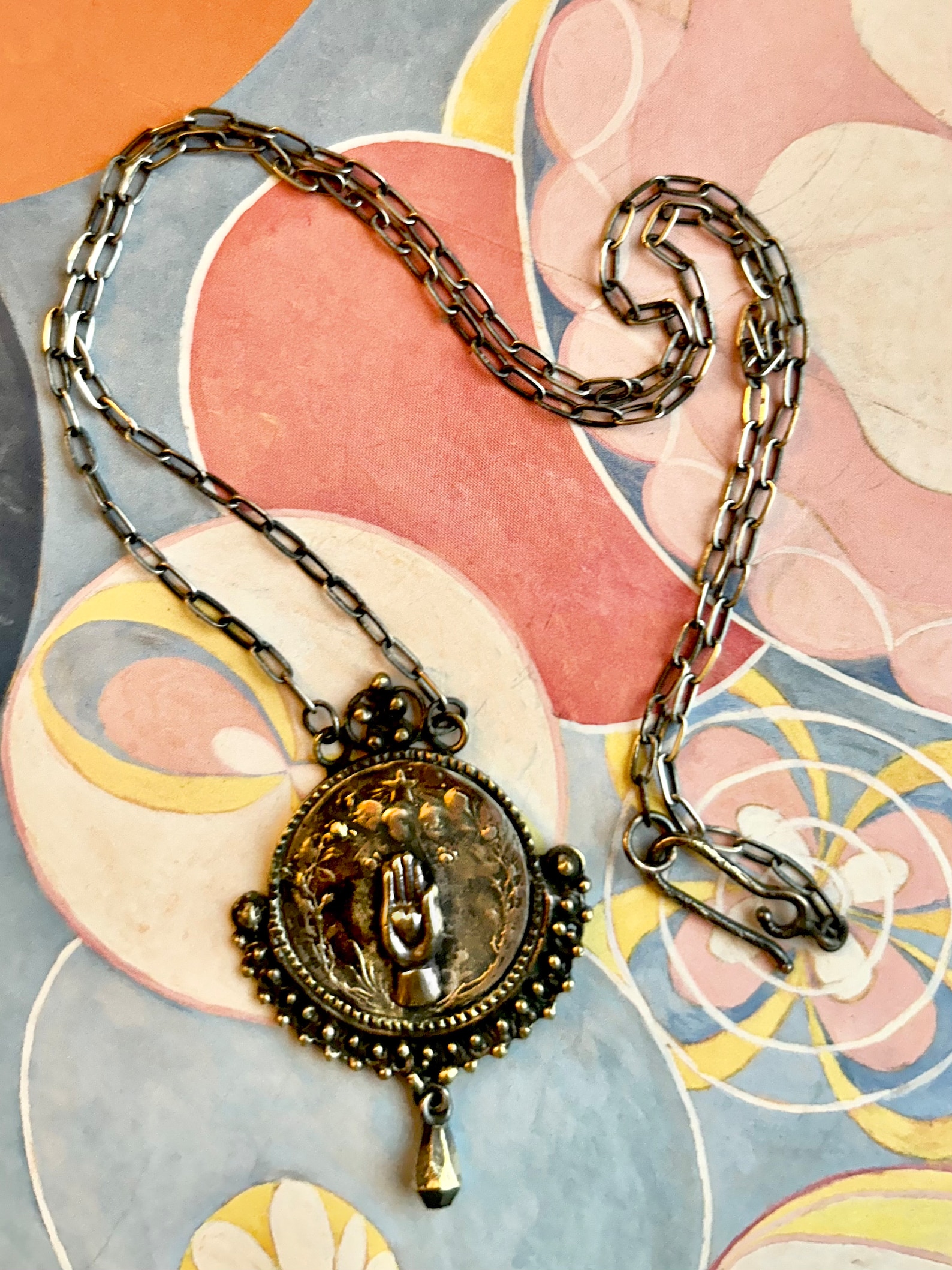 Hand of Compassion Pendant - Etsy