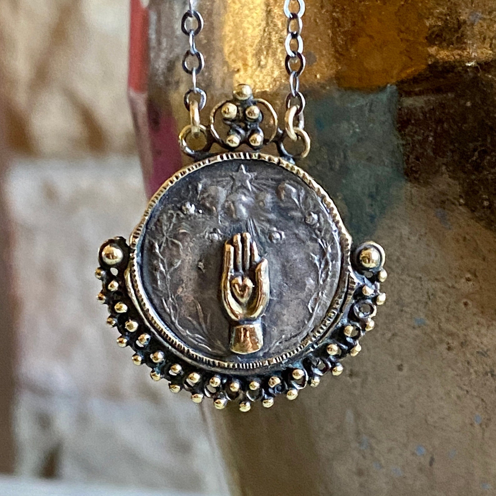 Hand of Compassion Pendant - Etsy