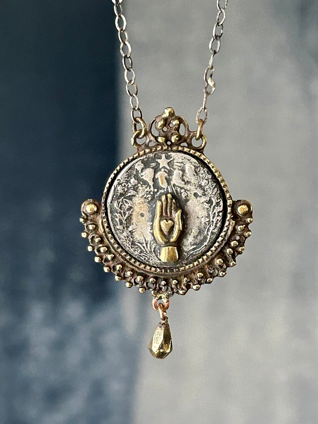 Hand of Compassion Pendant - Etsy