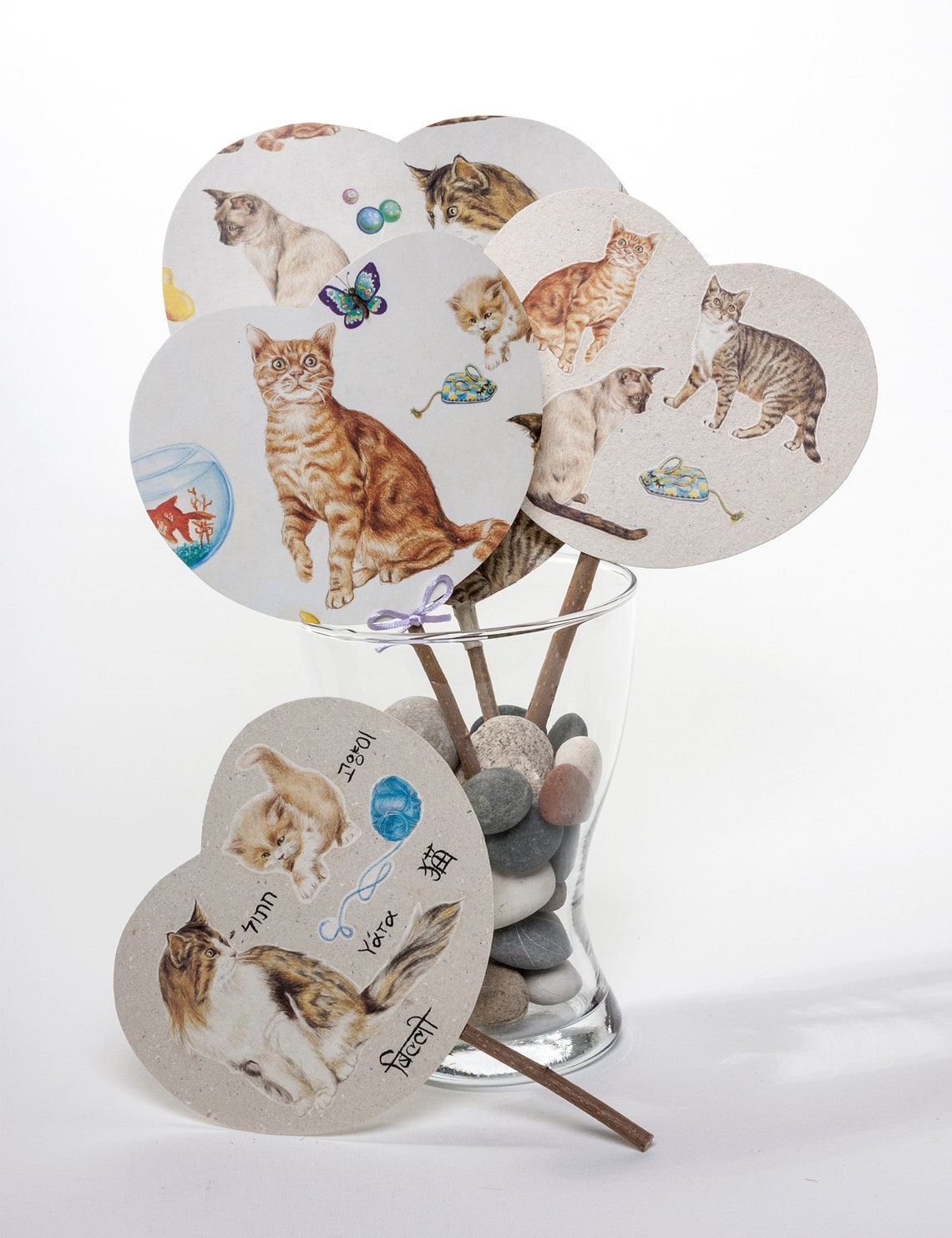 Buy FAN in Cardboard Coated 100% Handmade 4 Variations Fresh Summer ...