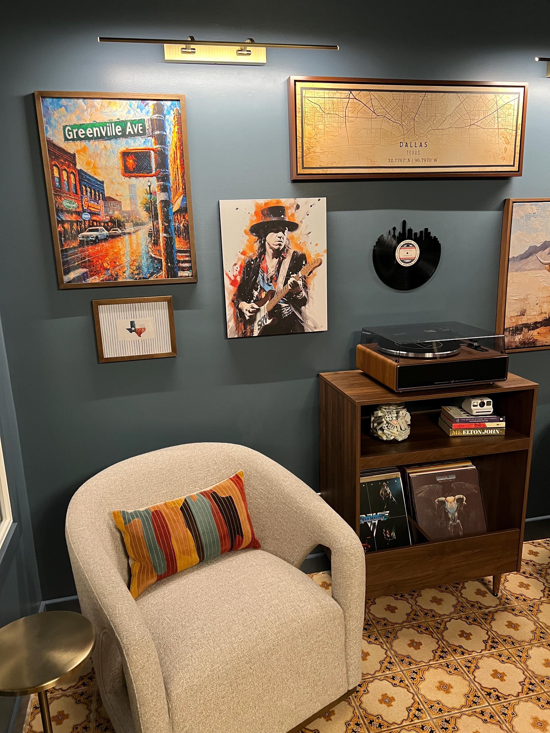 Minneapolis Skyline Vinyl Record Art: Unique Upcycled Wall Decor - Etsy