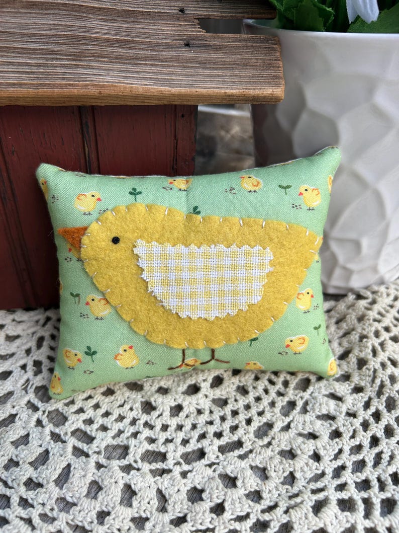PDF* EASTER CHICK Pillow Pattern - #305 - Spring Easter Basket Sewing ...