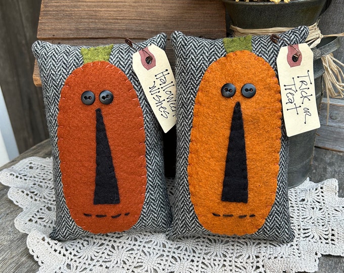 Halloween-jack-pumpkin-primitive-fall-pillow-country-decor-handmade ...