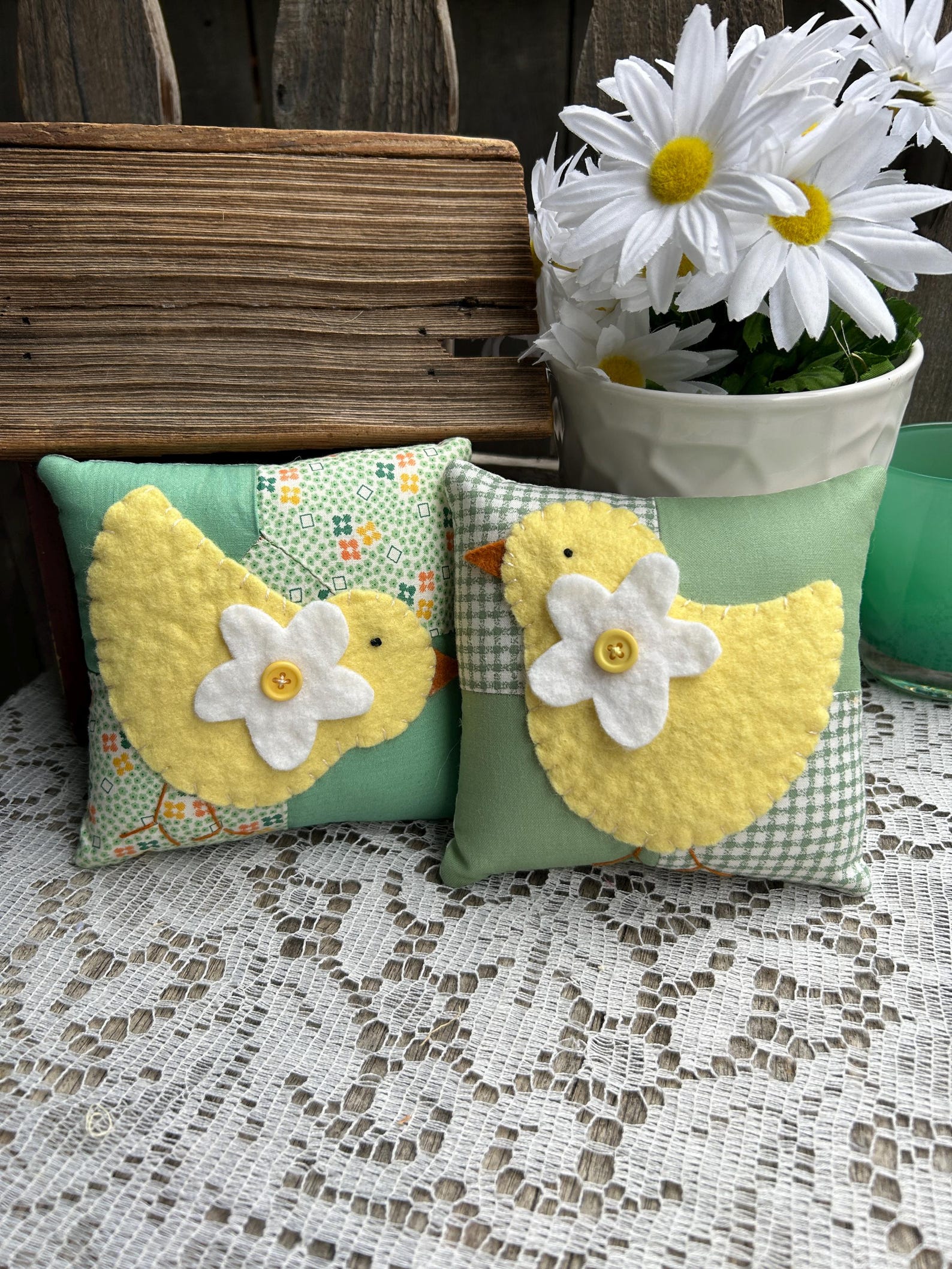 PDF* EASTER CHICK Pillow Pattern - #305 - Spring Easter Basket Sewing ...
