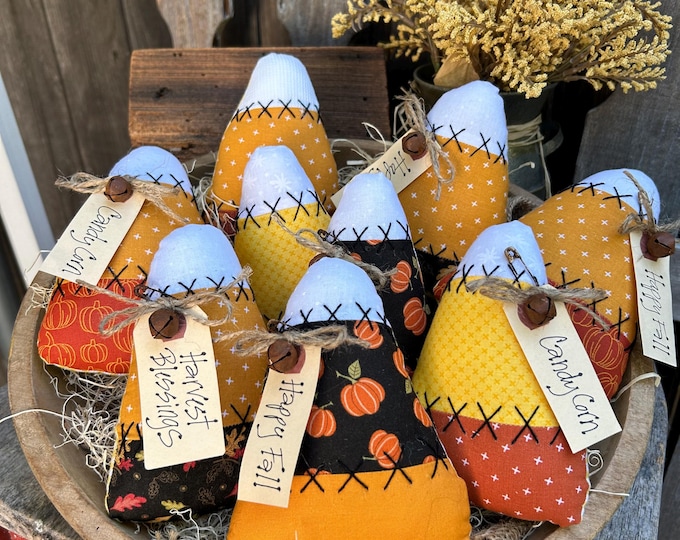 Primitive Candy Corn Dough Bowl Fillers - Etsy