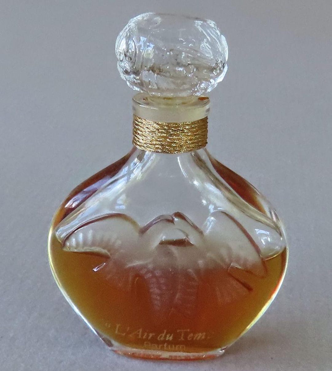 Vintage L'AIR Du TEMPS Parfum Nina Ricci Perfume Miniature Bottle DOVES ...