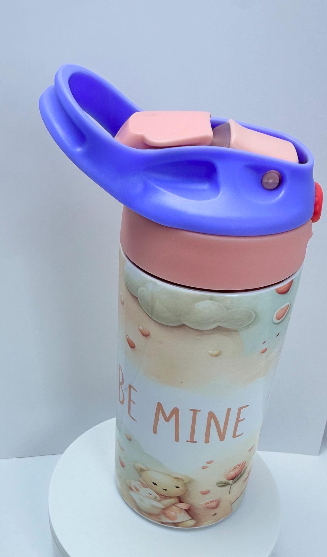 Kids Sippy Cup / Tumbler 12 Oz Pop up Straw Lid Spill Proof Valve. Baby ...