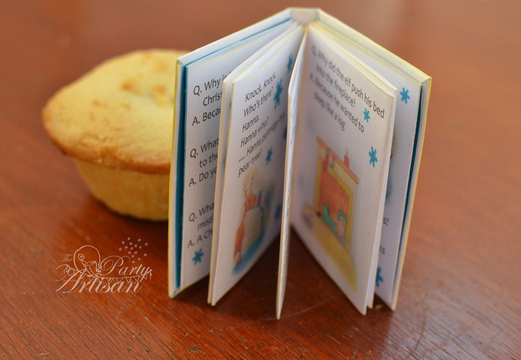 Mini Elf Joke Book - Etsy