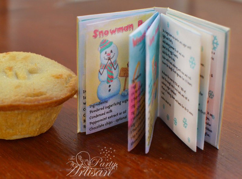 Elf miniature recipe book | Etsy