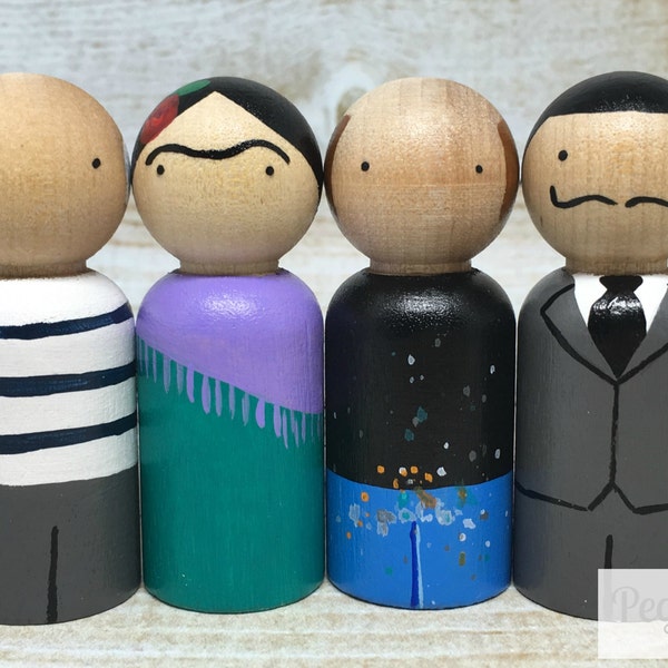 Peg Doll Set - Etsy
