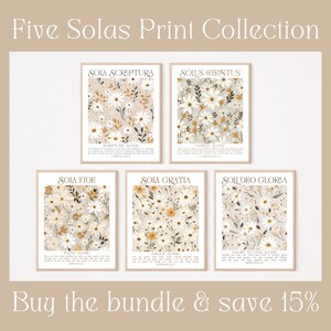Sola Fide Poster | Five Solas Reformation Day Christian Faith Alone ...