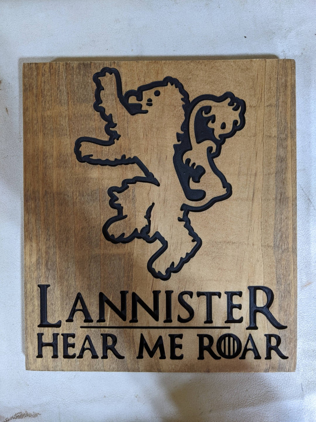 House Lannister. Game of Thrones Sign - Etsy