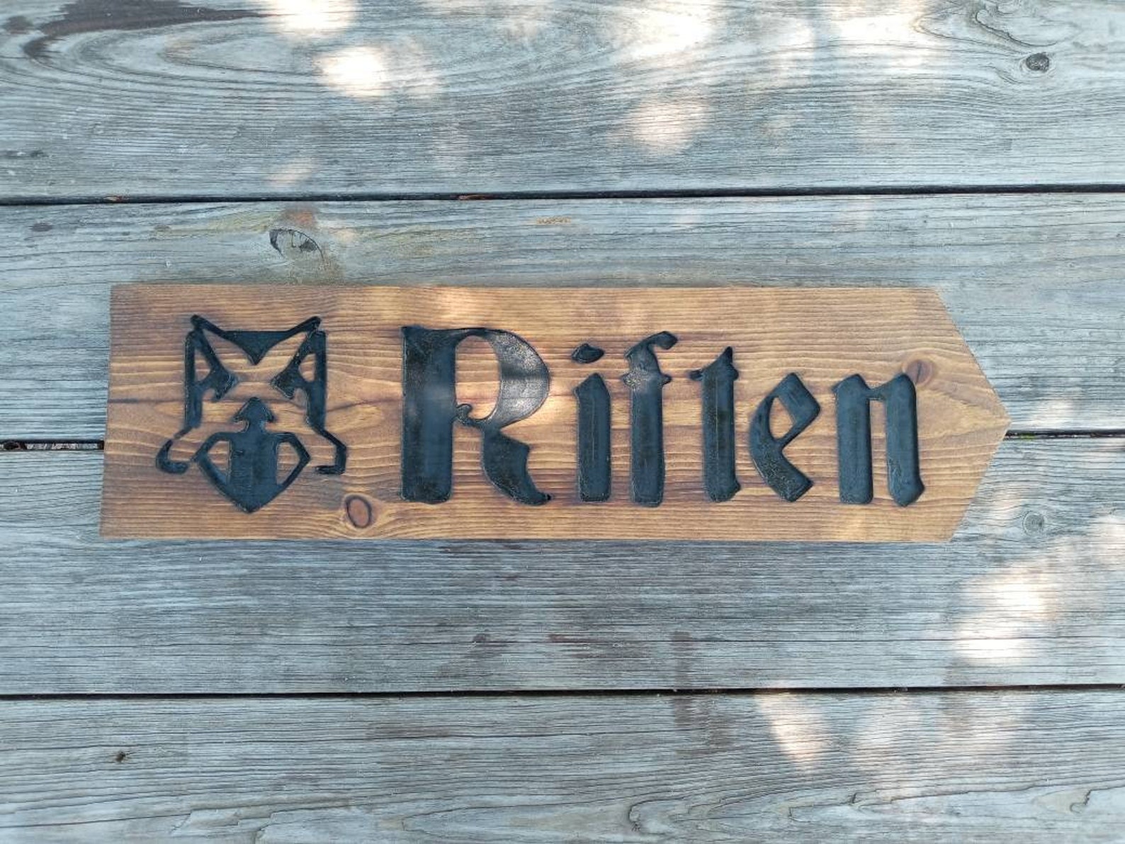 Riften Sign Skyrim - Etsy