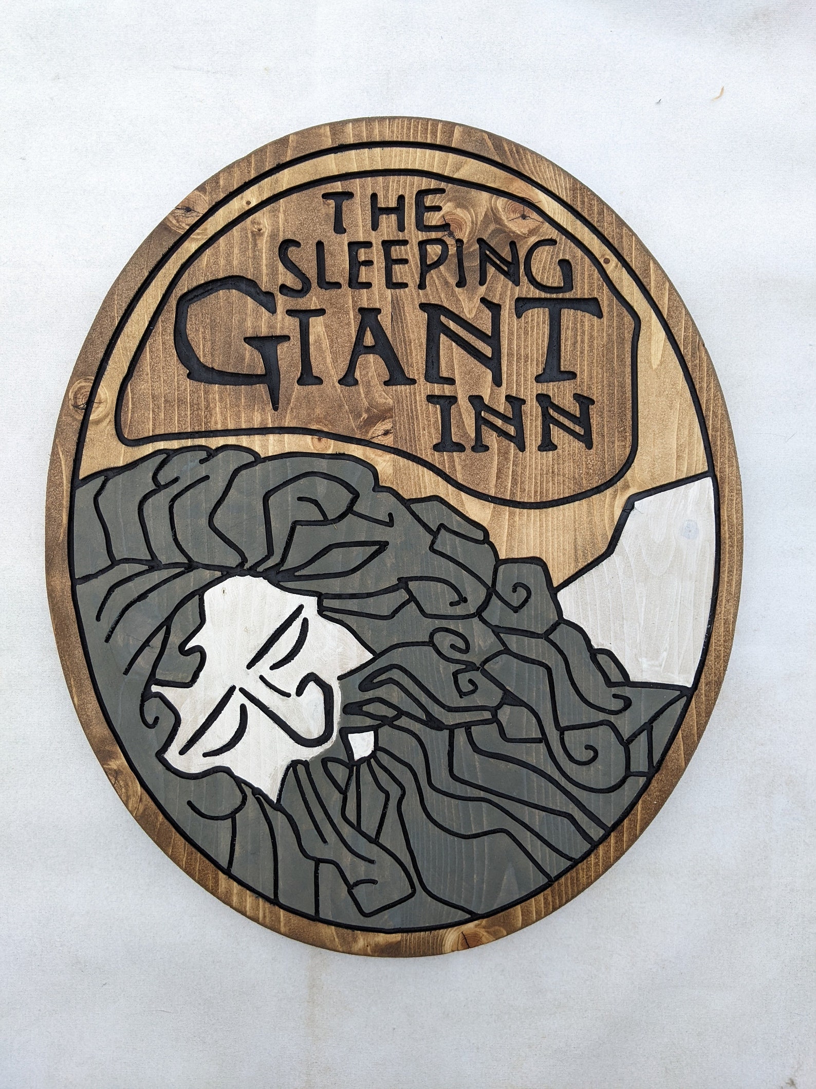 Skyrim Inn Sign Sleeping Giant Inn - Etsy