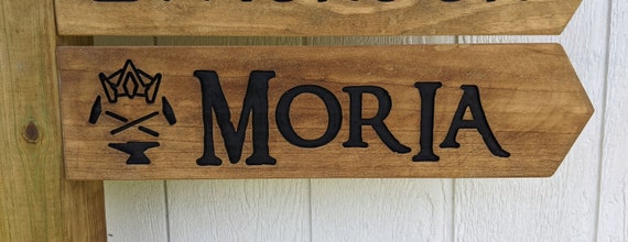 Moria Road Sign Lord of the Rings - Etsy