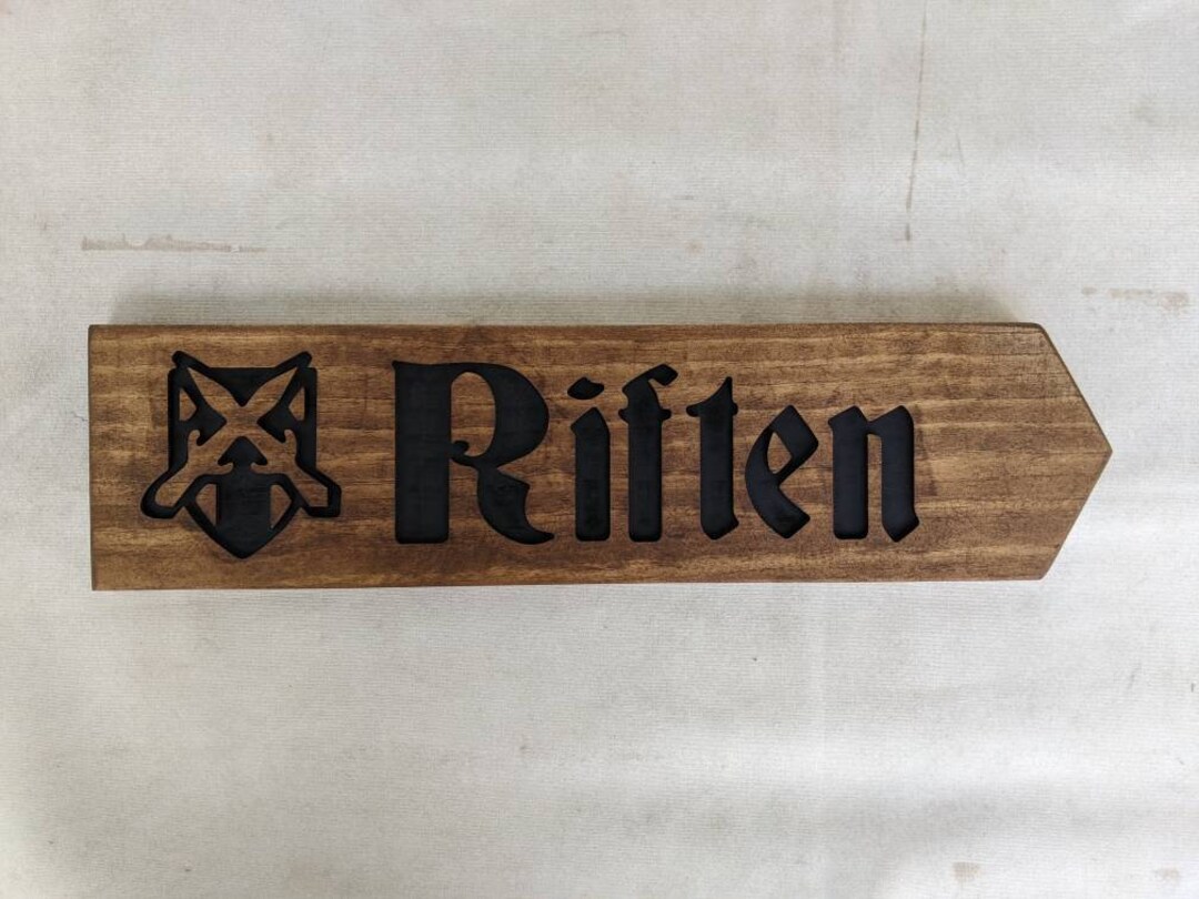 Riften Sign, Skyrim - Etsy