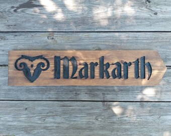 Skyrim Pub Sign | Etsy