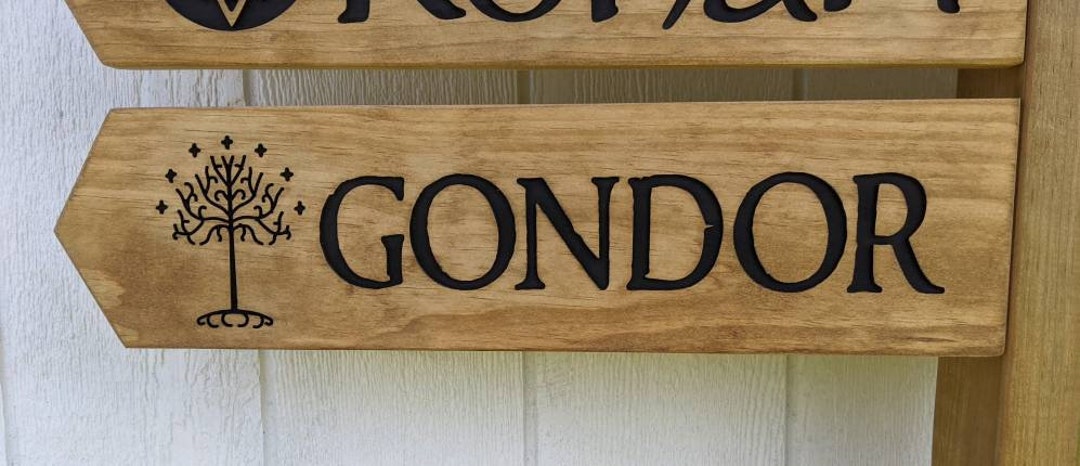 Gondor Road Sign, Lord of the Rings - Etsy