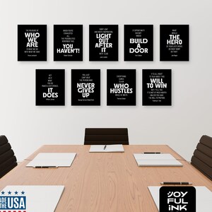 Motivational Quotes for Success. Print Set of 9: 11x14s. Inspirational ...